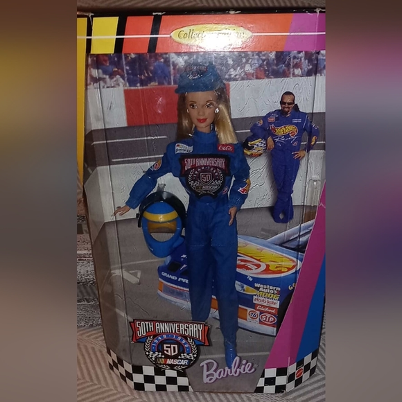 Barbie | Toys | Nwt 5th Anniversary Nascar Barbie | Poshmark